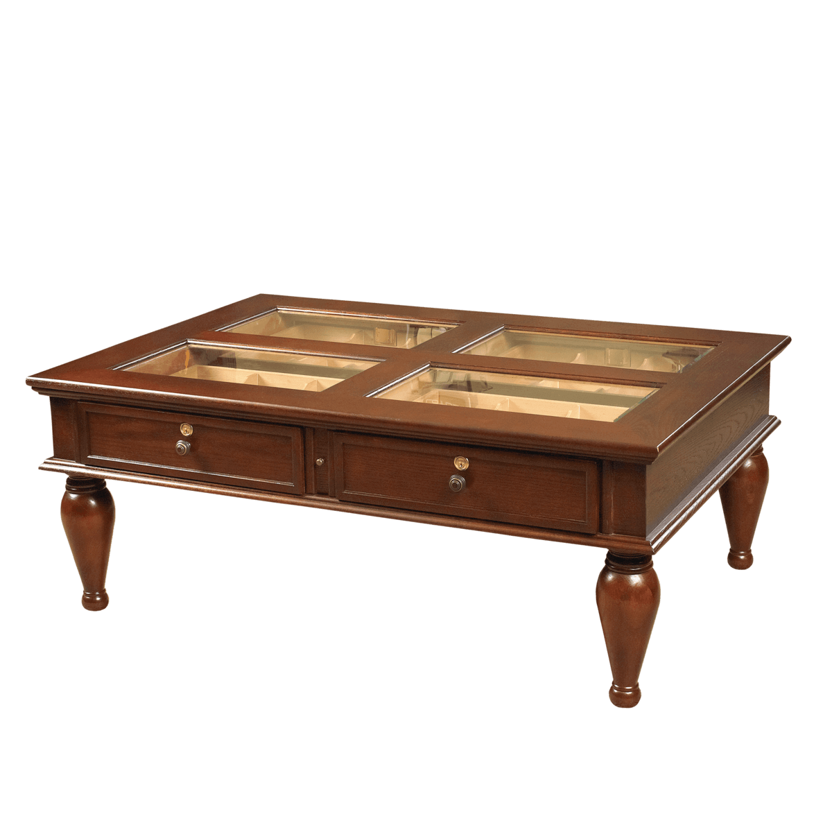 Humidor Supreme Coffee Table Humidor - 150 cigars - Cuban Lou's Cigar ...